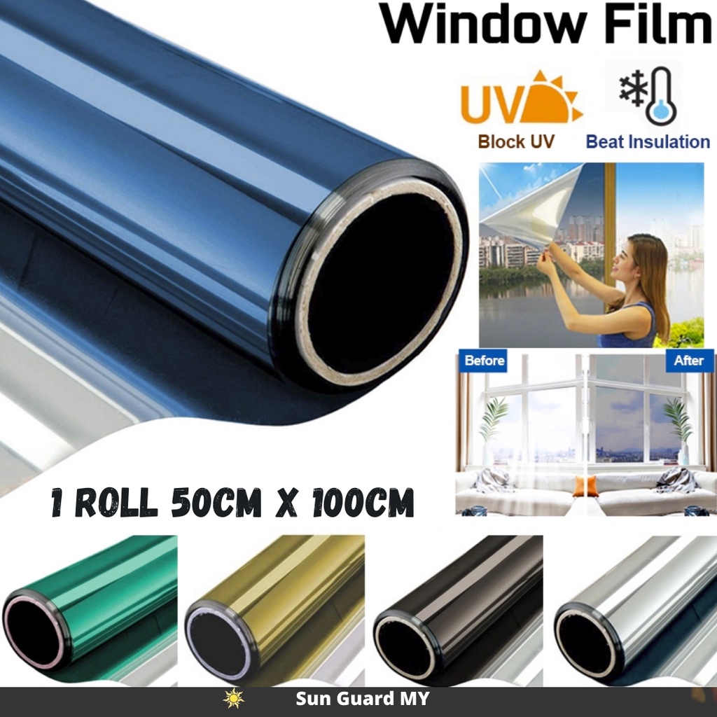 1 roll tinted film/ Tinted rumah / Window Film / tinted kereta ...