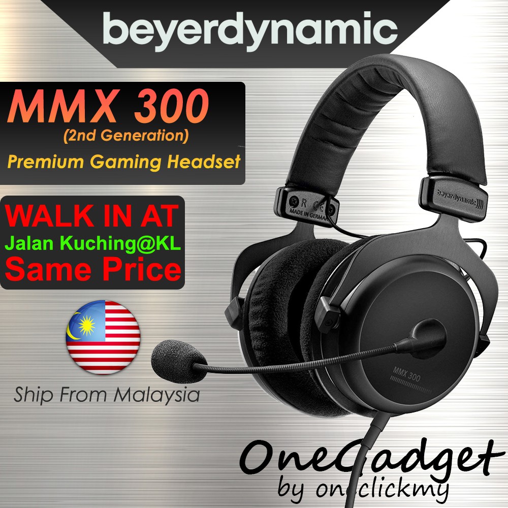Beyerdynamic MMX 300 2nd Gen Premium Made in Germany Gaming Closed Back ...