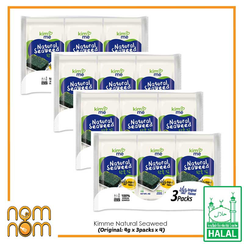 [HALAL] KCK, Kimme & Mr.KIM Seaweed Snack [3 in 1 Pack] x 4 Packs ...