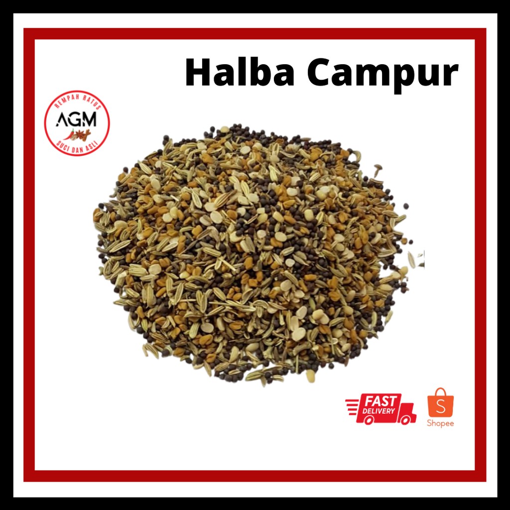 AGM HALBA CAMPUR @ MIXED HALBA 250G / 500G / 1KG READY STOCK | Shopee ...