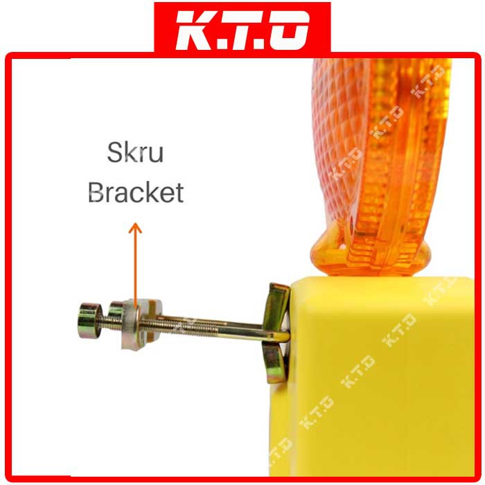 Road Safety Flash Light Battery Blinker Red Blue Orange Hazard Traffic ...