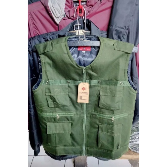 HIJAU Zenmas rompi / Work rompi / Project rompi / ARMY Green rompi ...