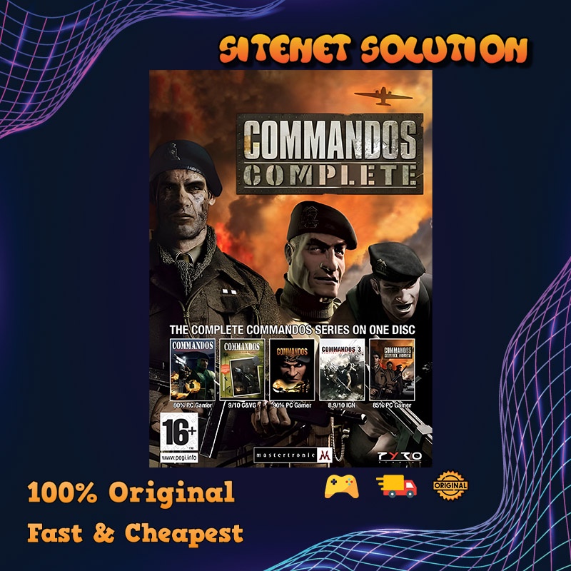 Commandos 5 in 1 Complete Collection [PC Digital Download][Offline ...