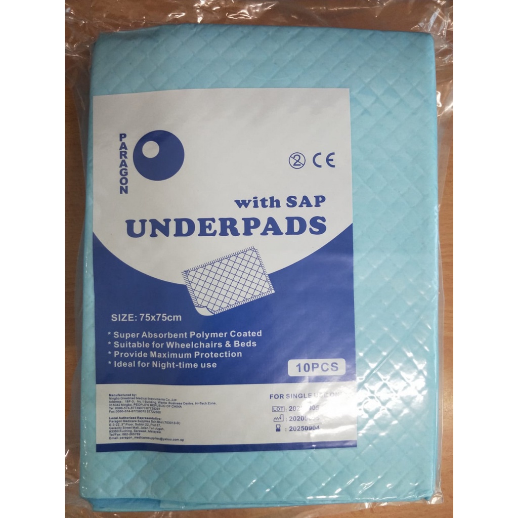 Prohealth Disposable Underpad (Blue) 10's/Pack (Paragon) | Shopee Malaysia
