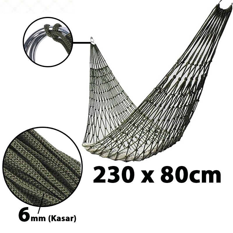 Hammock Buaian Outdoor Canvas Fabric Camping Striped Hammocks Tree ...