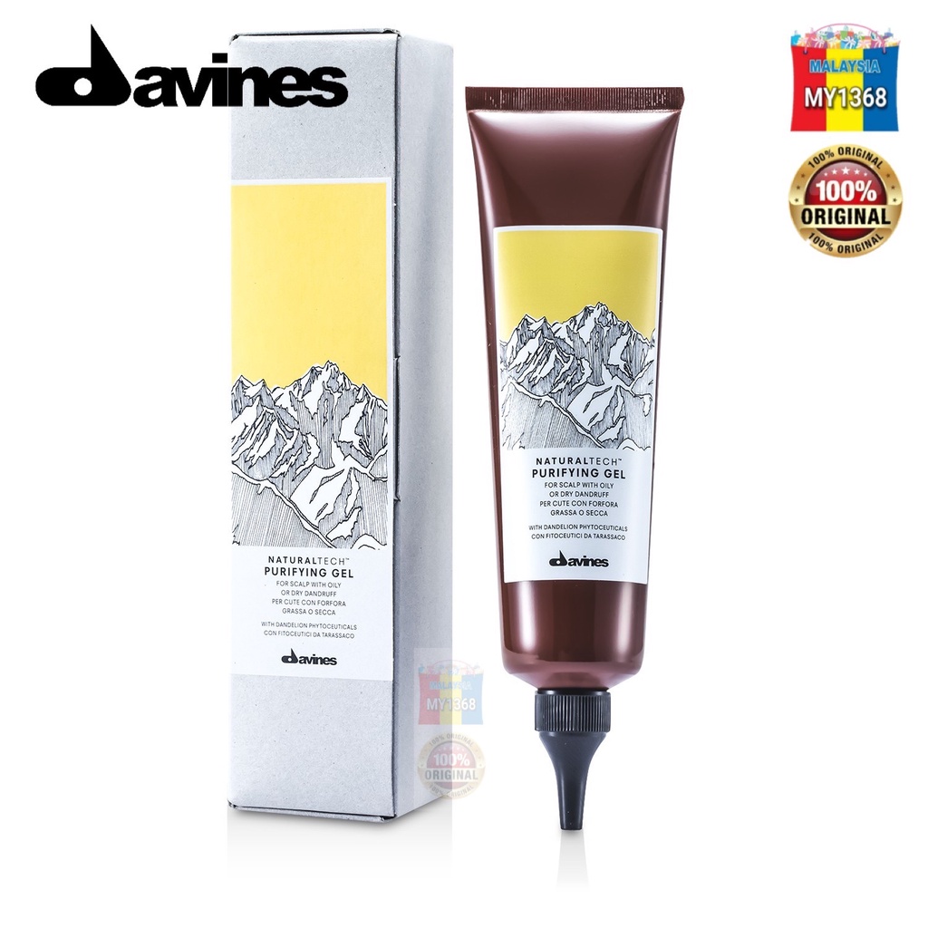 Davines NaturalTech Purifying Gel (For Dandruff & Reduce Hair Flake) 150ml | Shopee Malaysia