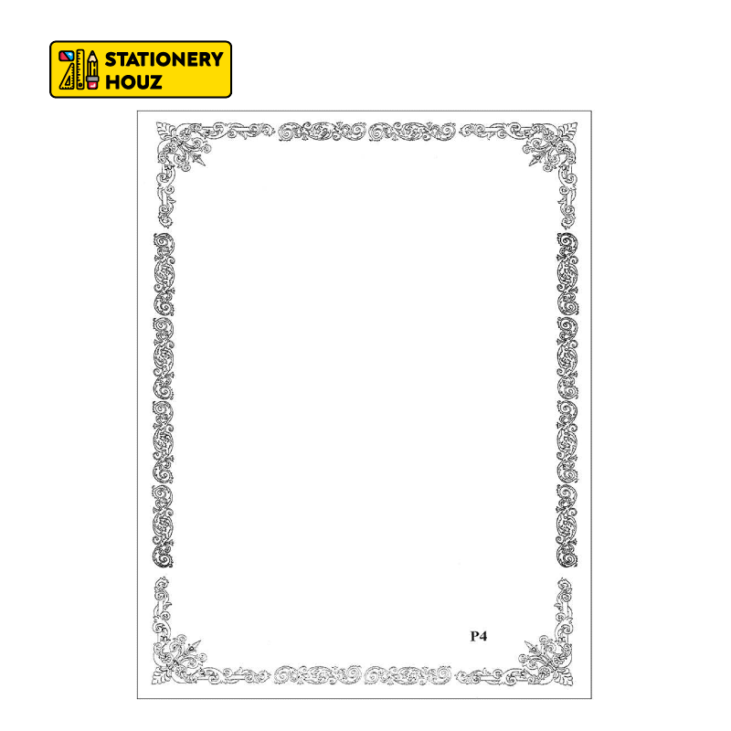 Stationery Houz A4 Hotstamping Certificate Paper with RED SEAL 160 gsm ...