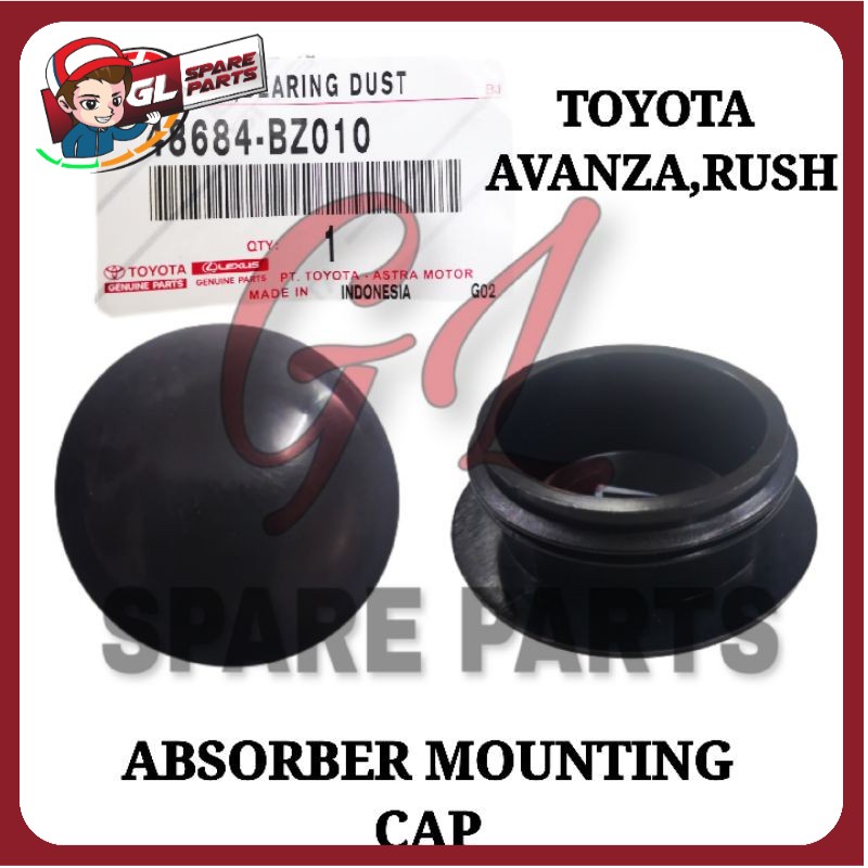 ABSORBER MOUNTING CAP (ORIGINAL) (1PC) TOYOTA AVANZA 1.3 1.5 F601 F652 ...