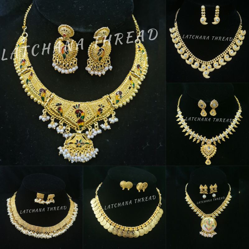 📌READY STOCK 📌GOLDEN SIMPLE NECKLACE SET | Shopee Malaysia