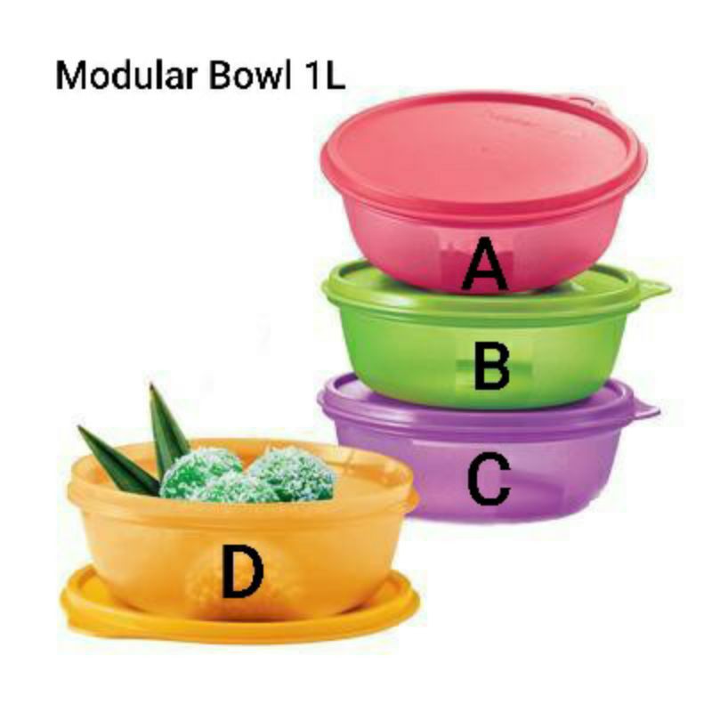 Tupperware Modular Bowl (1) 1L | Shopee Malaysia