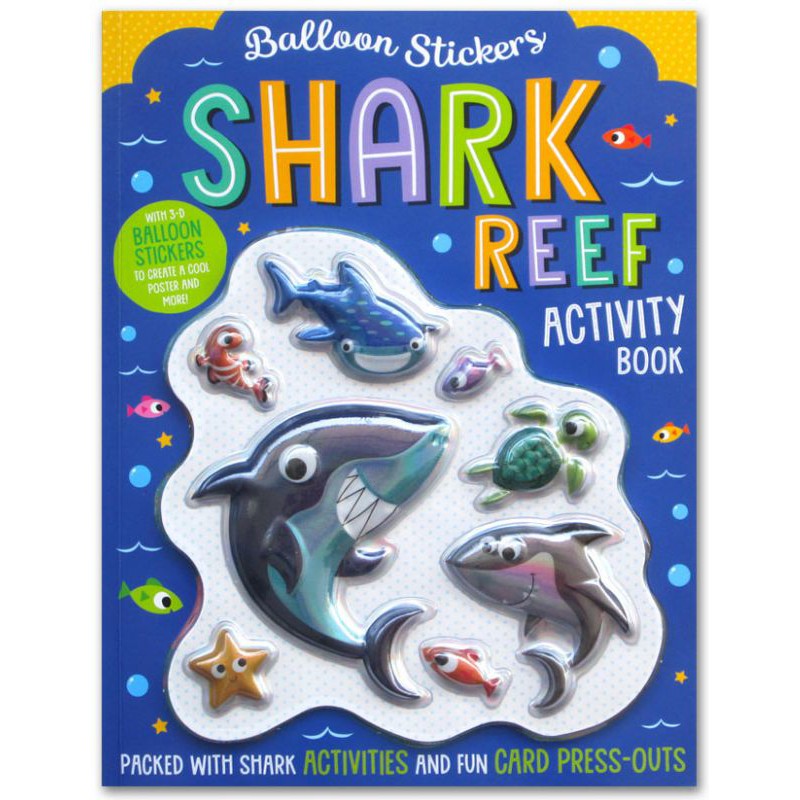 Balloon Stickers: Shark Reef Activity Book | Shopee Malaysia