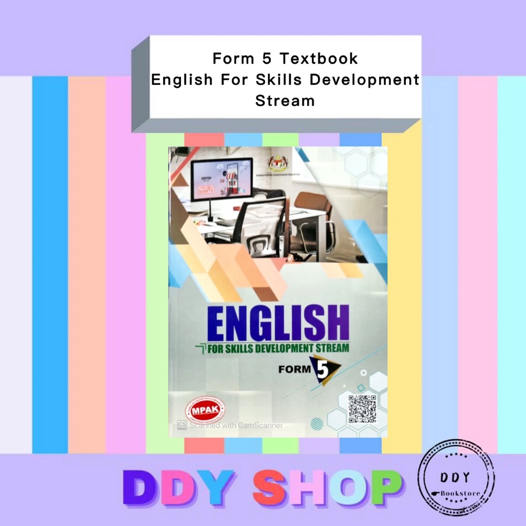 Form 5 Textbook English For Skills Development Stream MPAK KSSM ...