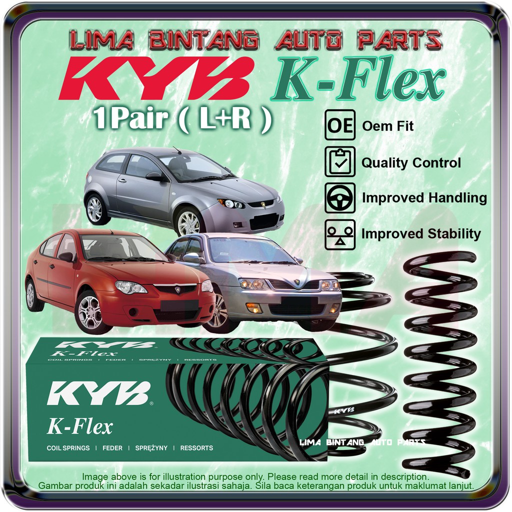 ( 1Pair ) Proton Gen2 , Waja , Satria Neo Coil Spring Standard Heavy ...