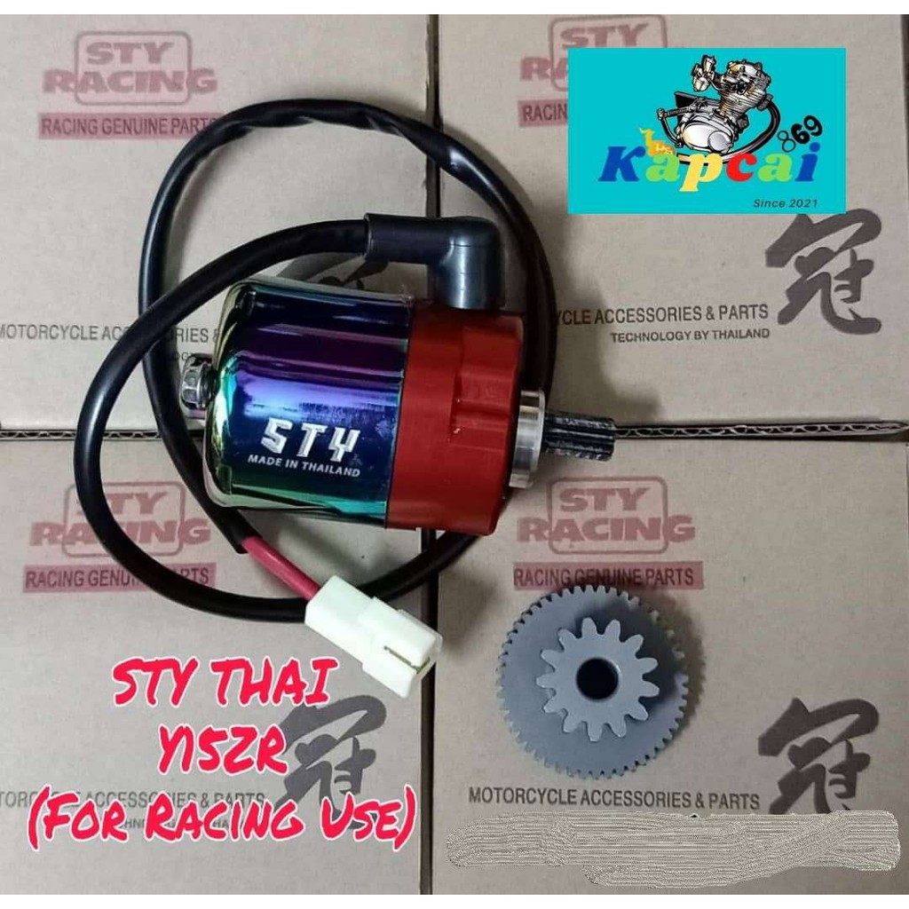 STY Starter Motor Y15ZR 57-70mm BIG BORE Double Gear 13T Racing starter ...