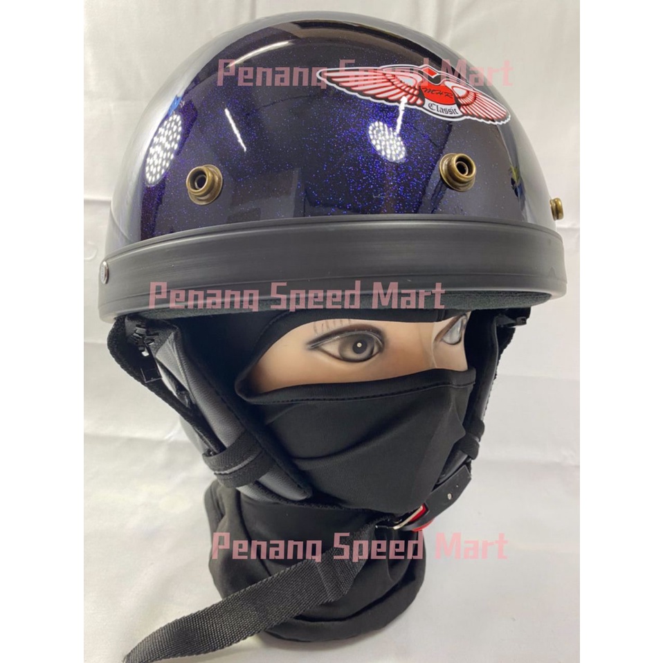 Helmet 100% Original MHR III Steng Kura Kura Half Cut Helmet (All ...
