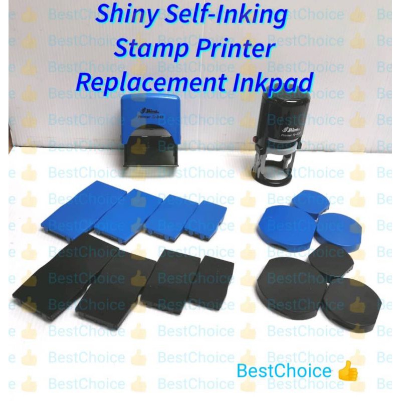 Shiny Self-Inking Stamp Printer Replacement Inkpad | Shopee Malaysia