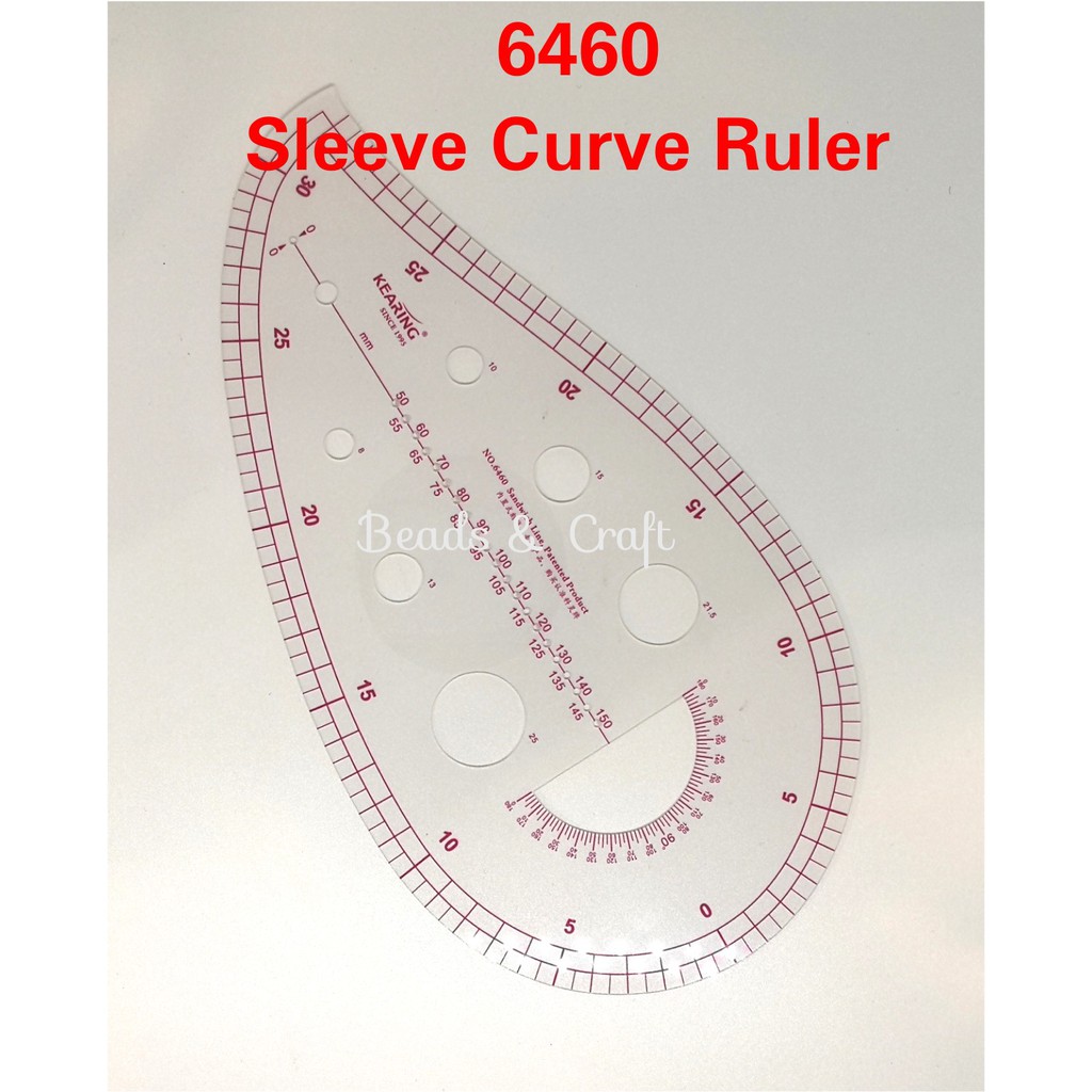 6460 Hand Metric Sleeve Curve Ruler/ Armhole Ruler/ Pembaris | Shopee ...