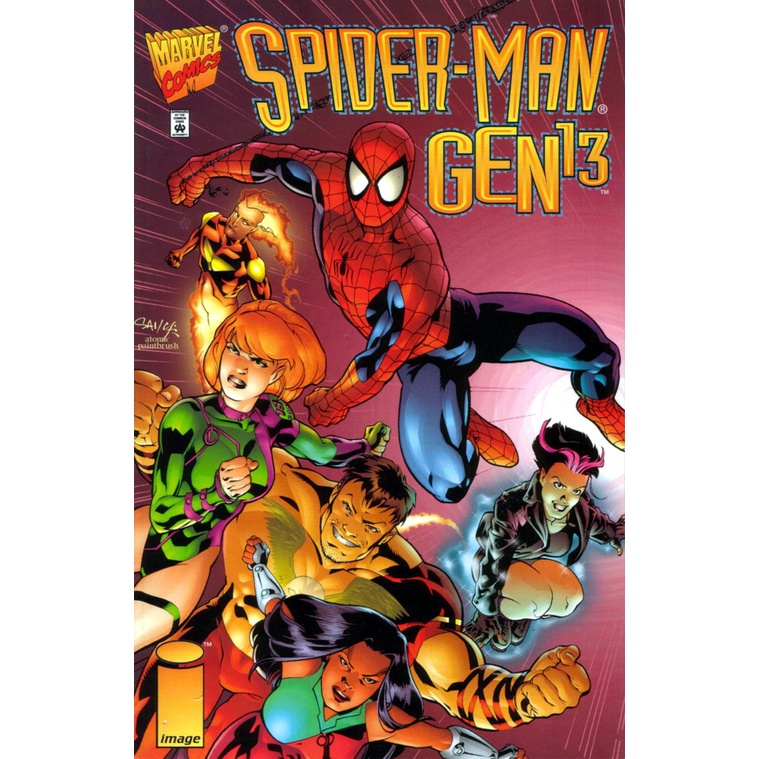 SPIDER-MAN GEN13 MARVE IMAGE COMICS CROSSOVER ONE SHOT PRESTIGE FORMAT ...