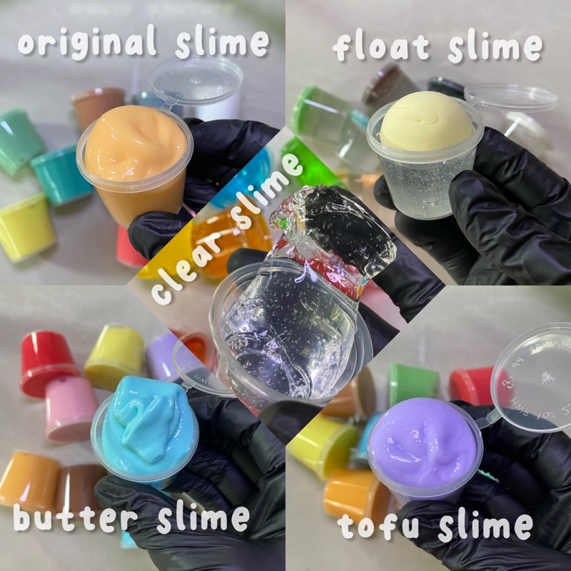 🐼soft & glossy slime RM 1 begineer friendly slime butter slime float ...