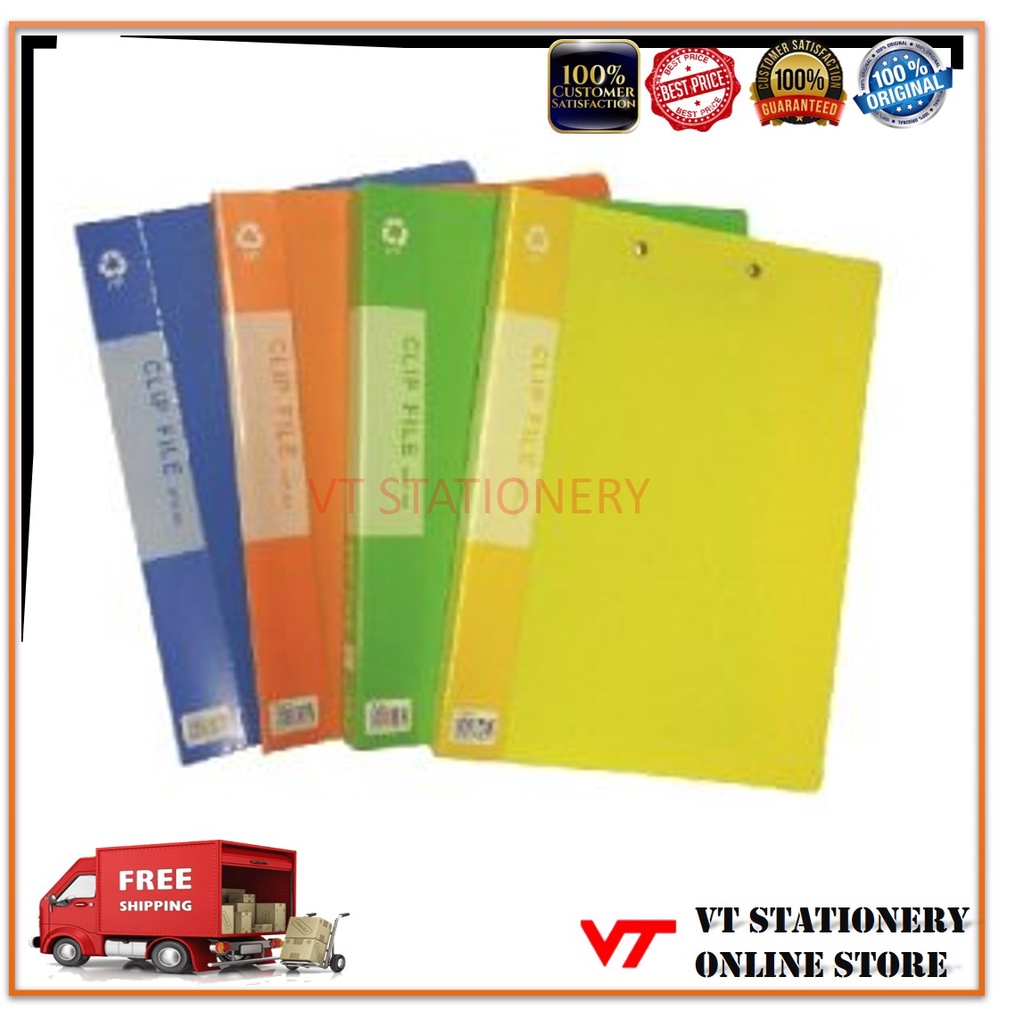 DASH A4 Plastic PP Clip And Spring Lever File | Shopee Malaysia