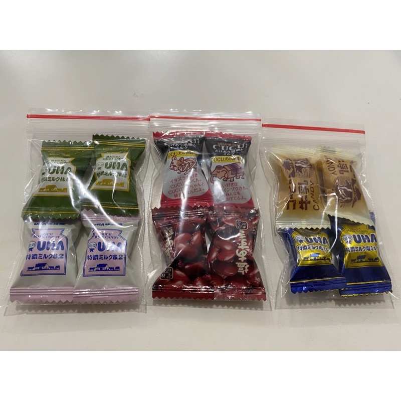 Experience JAPANESE UHA CANDY (6 FLAVORS: GREEN TEA, RICE MILK, COW'S ...