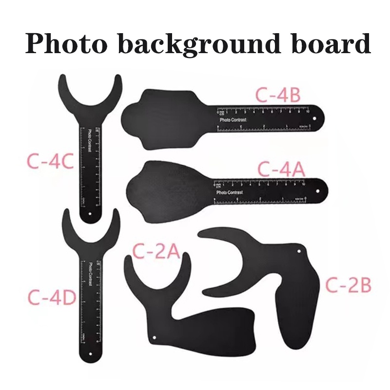 Dental Photo Contrast Board Photographic Image Black Background Palatal ...