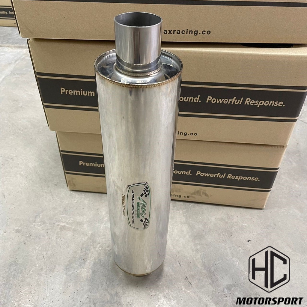 Max Racing Exhaust M455 CT-1 Hi-flow Catalytic Exhaust Resonator Bullet ...