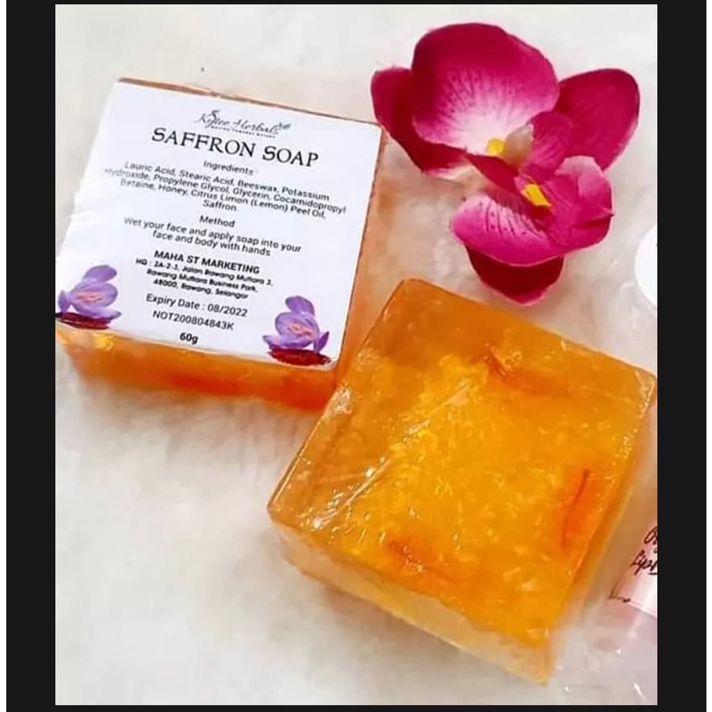KYTEE HERBAL SAFFRON SOAP 60g + FREE GIFT ( VOL 18 ) @@ | Shopee Malaysia
