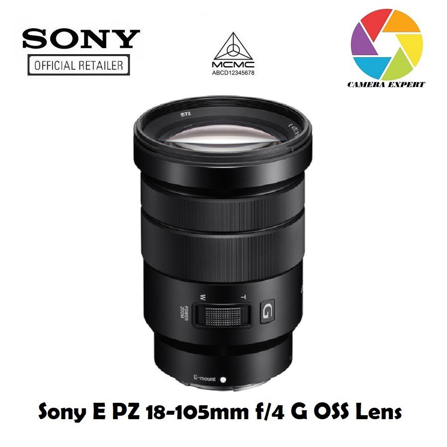 Sony E PZ 18-105mm f4 / 18-105mm f/4 G OSS Lens ( SELP18105G ) | Shopee ...
