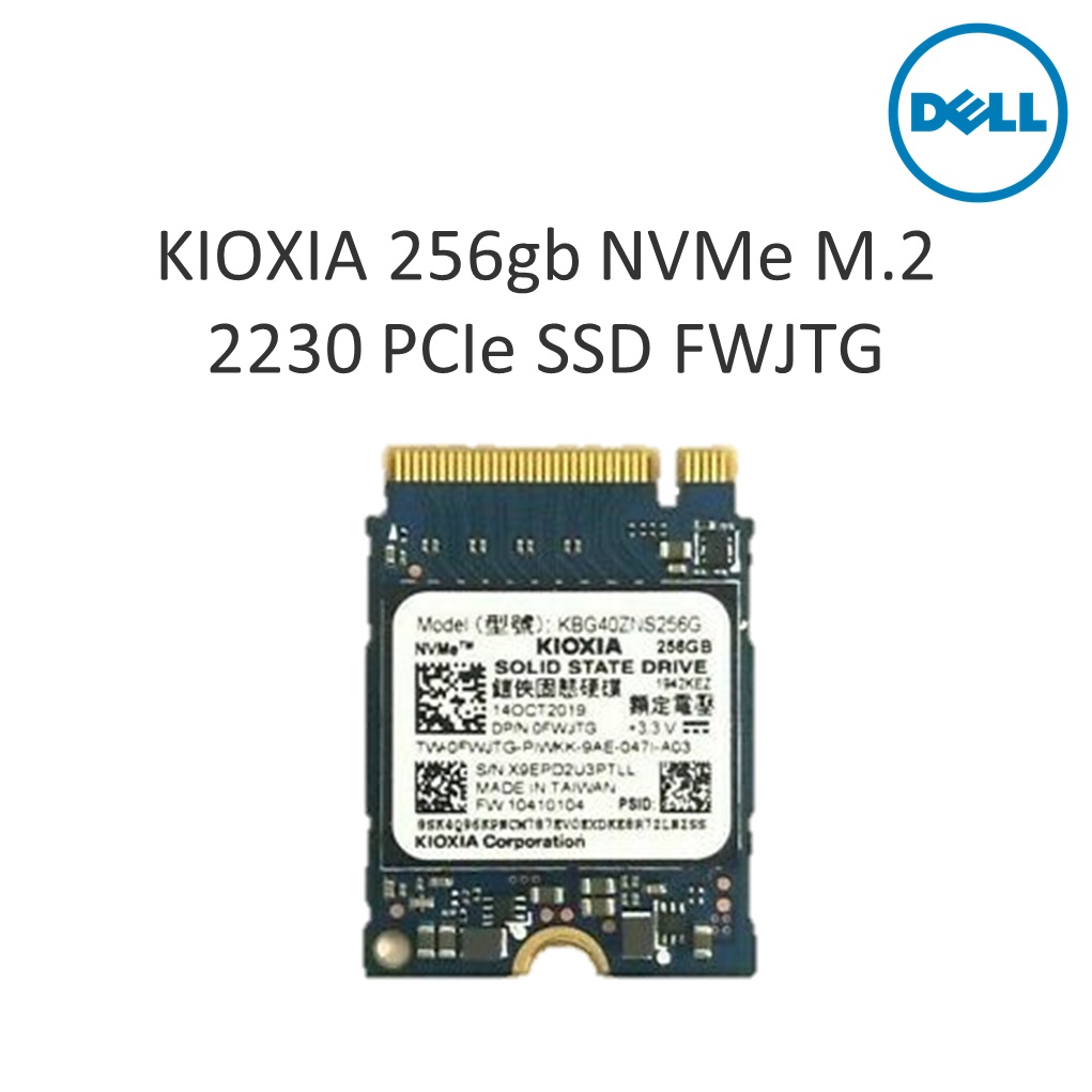 DELL 256GB NVMe M.2 2230 SSD Solid State Drive KFV6T FWJTG 2MY28 WR90F ...