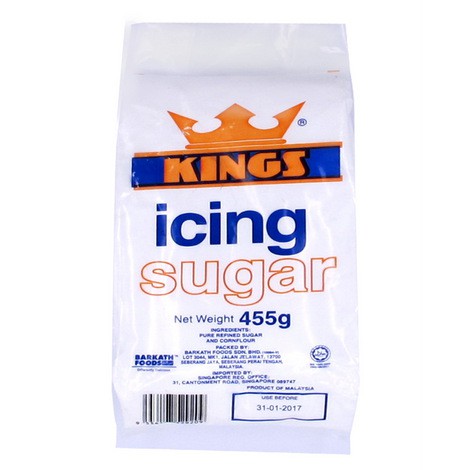 Kings Icing Sugar Pure Refined Gula Aising Cooking Baking Mix | Shopee ...