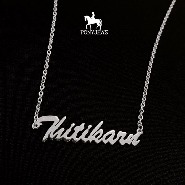 Stainless Steel Unlimited Name Necklace Alphabet Gift Box | Shopee Malaysia