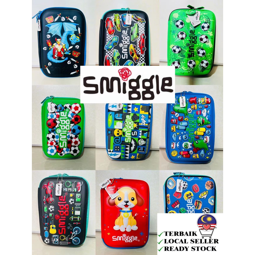 SMIGGLE Pencil Case School Stationery | Shopee Malaysia