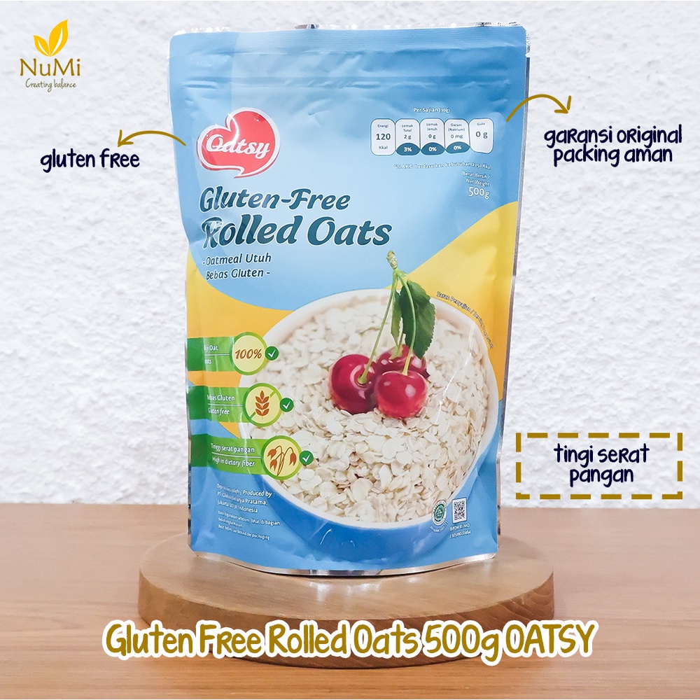 500g gluten Free Rolled Oats oatmeal Whole gluten Free - OATSY | Shopee ...