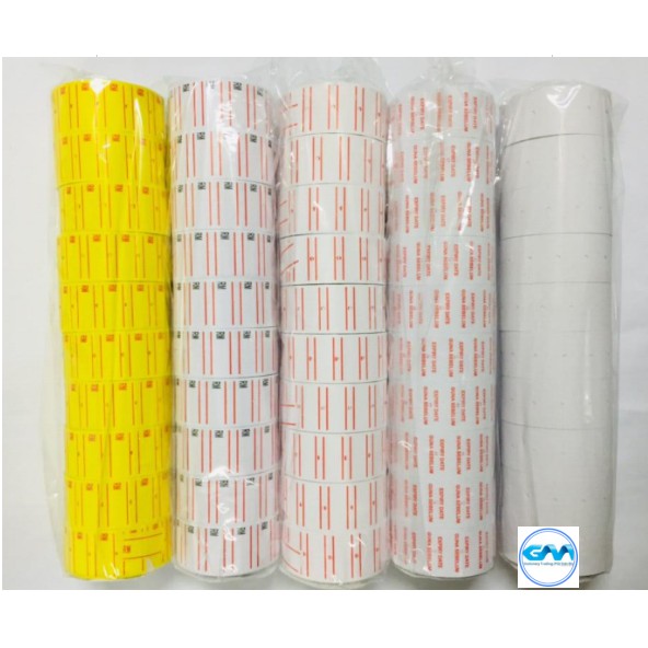 Price label tag for labeller Machine #5500 MX5500 (10 Roll) RM Sticker Price Sticker Expire ...