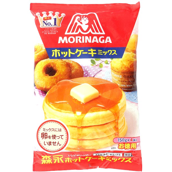 [Morinaga] Japanese Pancake Mix 600g (150gx4) | Shopee Malaysia