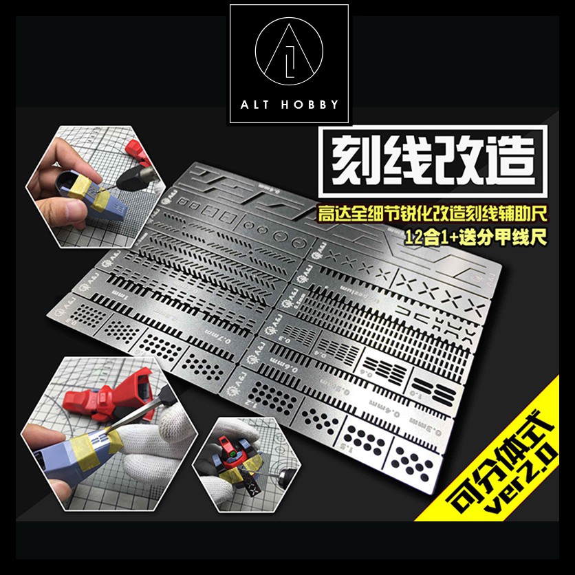 Alexen Panel Line Scribing Tool AJ0090 /Panel Line Scribing Template ...
