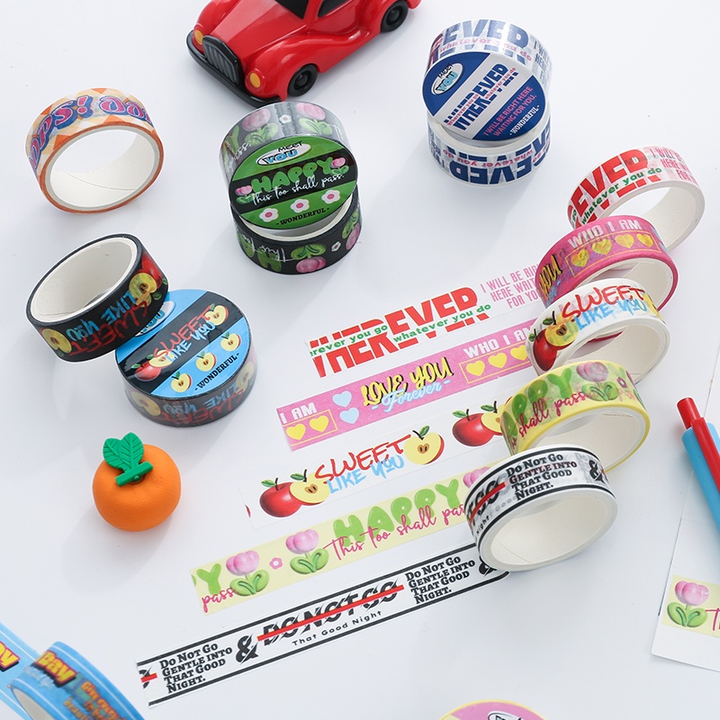Journamm 15mm*3m Kawaii Korean Decor Washi Tape DIY Scrapbooking ...