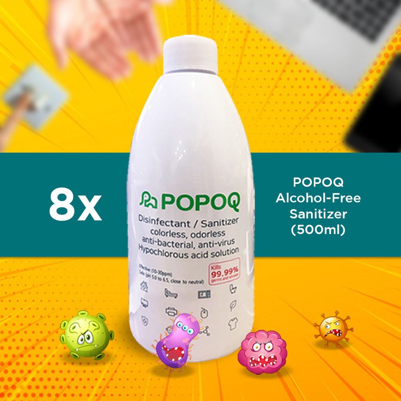 【Non-Irritant HOCL Korea Sanitiser For Family】8x Popoq quick drying ...