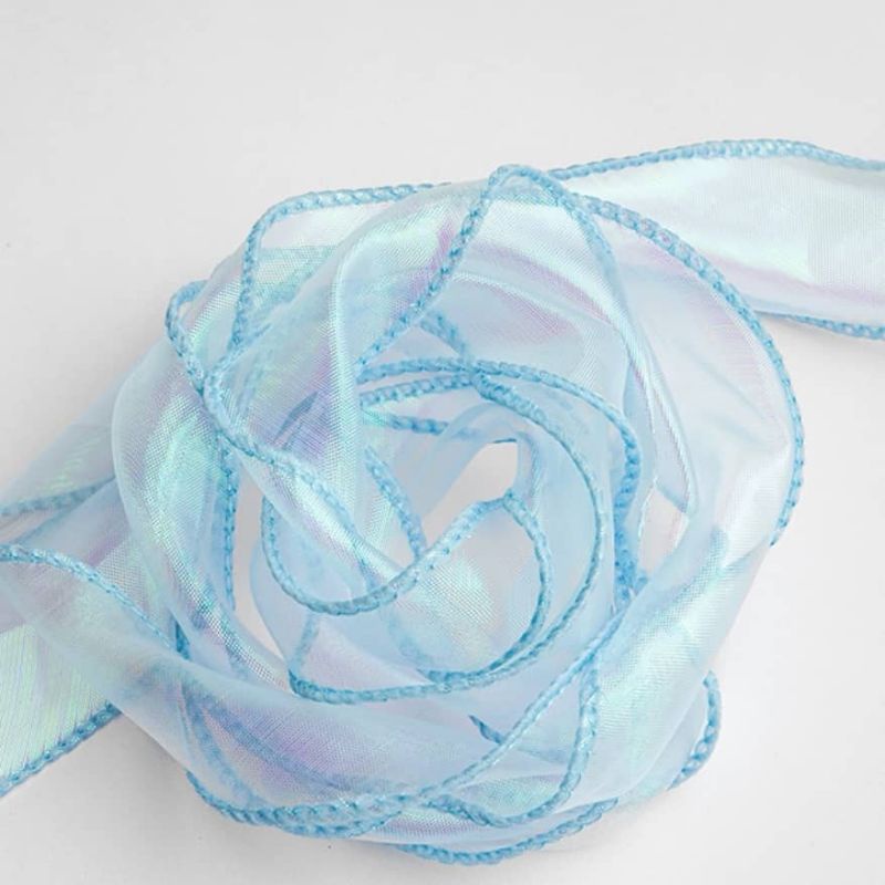 4cmx10yard Fancy Holographic Colour Fishtail Ribbon For Flower ...