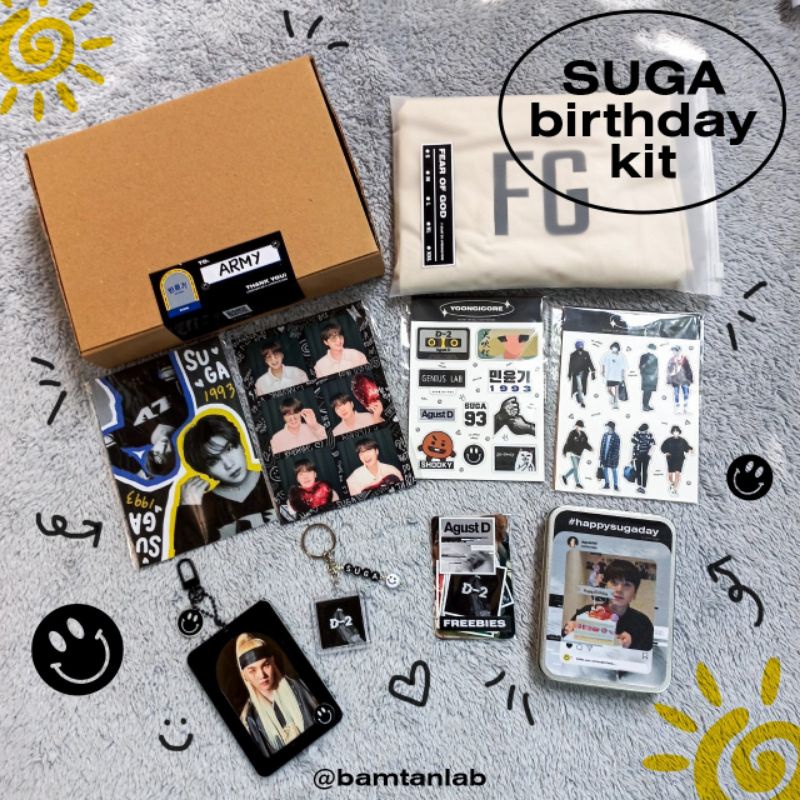 [PRE-ORDER] Suga BIRTHDAY KIT by @bamtanlab x @prenustore / BTS FANMADE ...