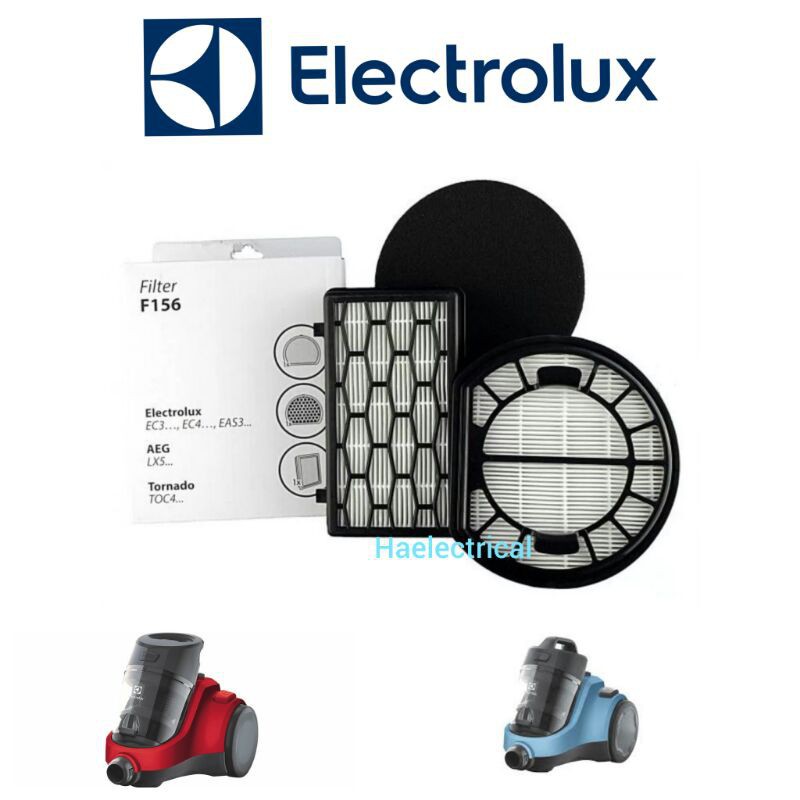 Electrolux Vacuum Cleaner HEPA Filter Set F156 EC31 EC416 EC41 (1Box ...