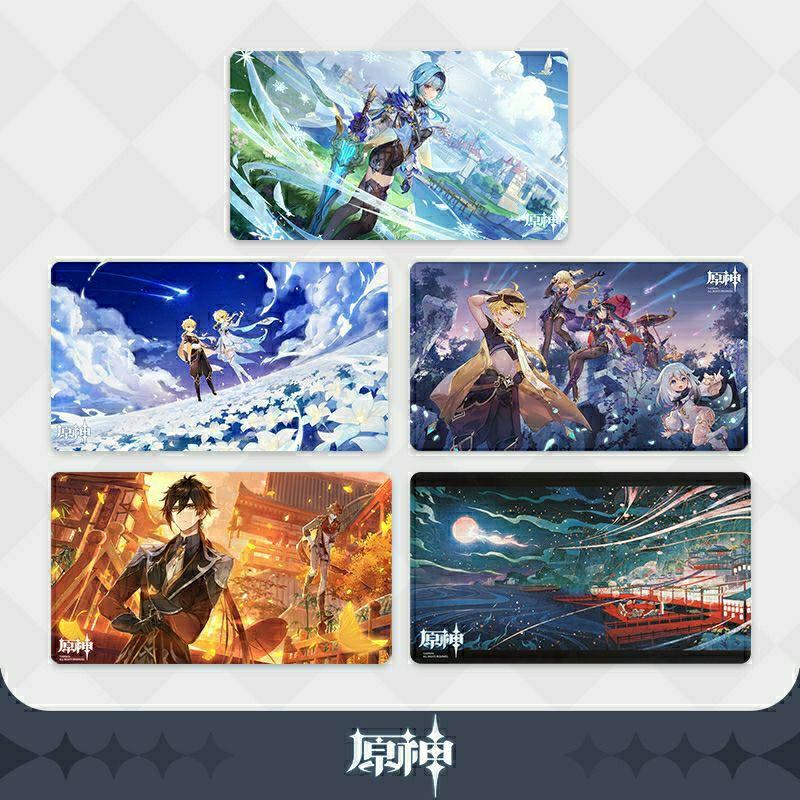 Mihoyo Genshin Impact Official Mouse Pad Zhongli Eula Liyue Lumine ...