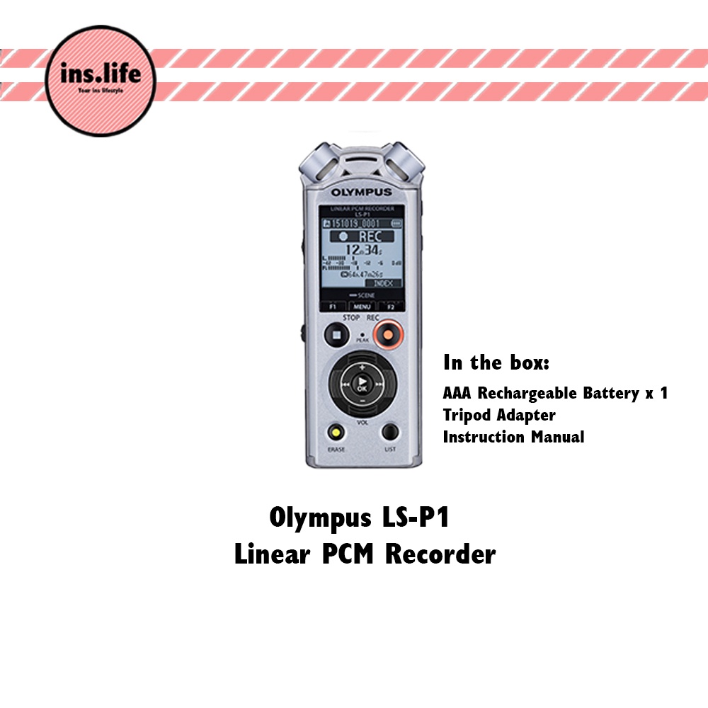 (Original) Olympus LS-P1 Linear PCM Recorder | Shopee Malaysia