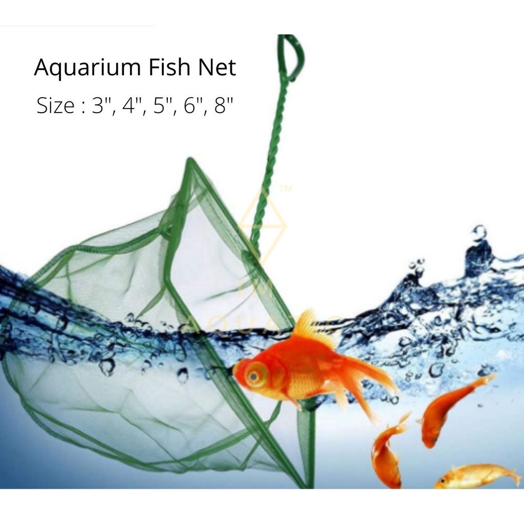 Aquarium Fish Net (Size : 3 inch - 8 inch) Sauk Ikan Akuarium | Shopee ...