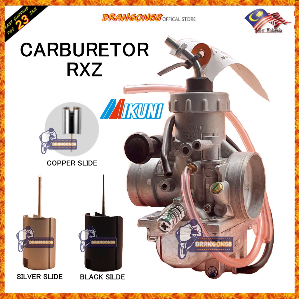 RXZ Mili 30mm BLACK SLIDE / COOPER SLIDE / SILVER SLIDE Carburetor ORI ...