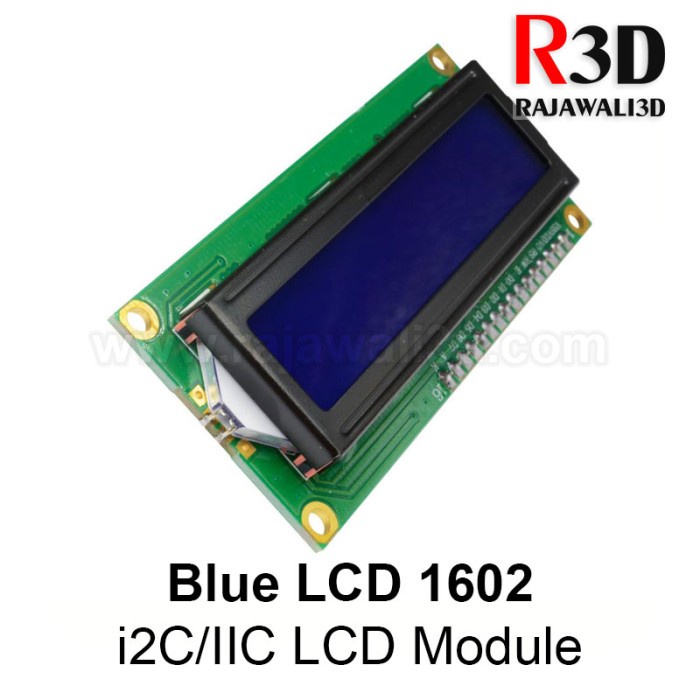 Blue Lcd 1602 With I2C/IIC Backlight Lcd Module For Arduino | Shopee Malaysia