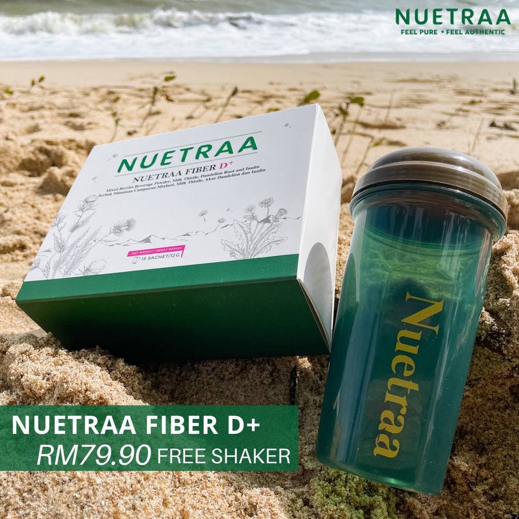 Nuetraa fiber D+ Hebat (Minuman Fiber terbaik untuk masalah usus dan ...
