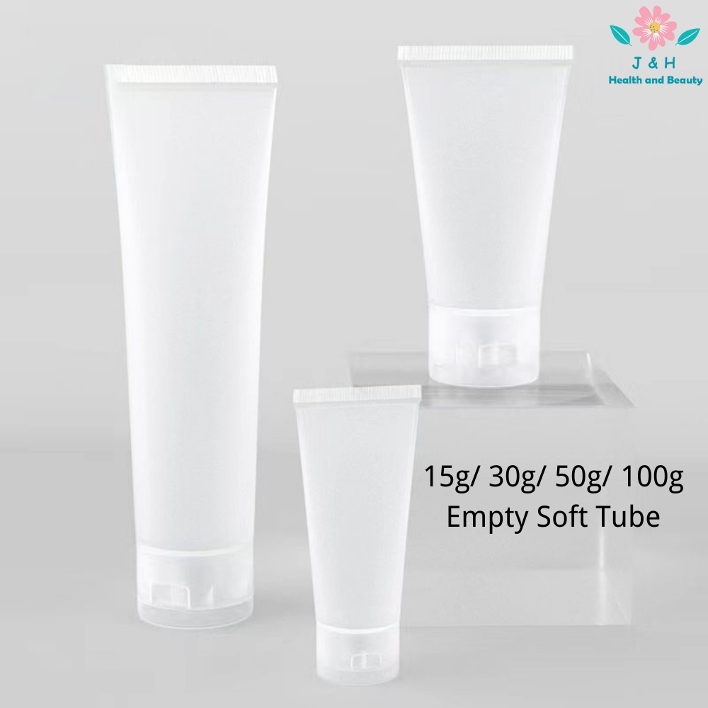 15g/30g/50g/100g Soft Tube Empty Portable Travel Tubes Squeeze Cosmetic ...