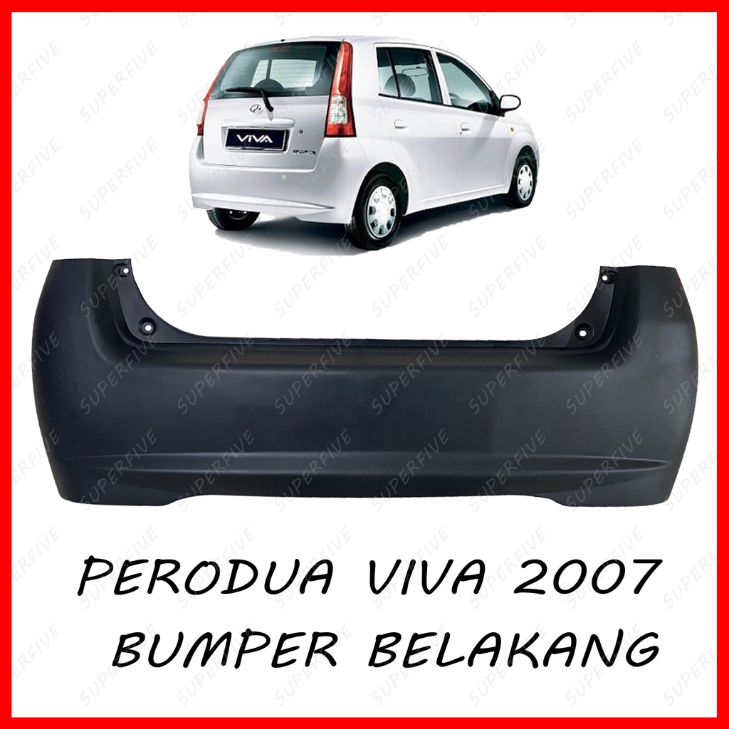 PERODUA VIVA 2007 REAR BUMPER / BUMPER BELAKANG | Shopee Malaysia